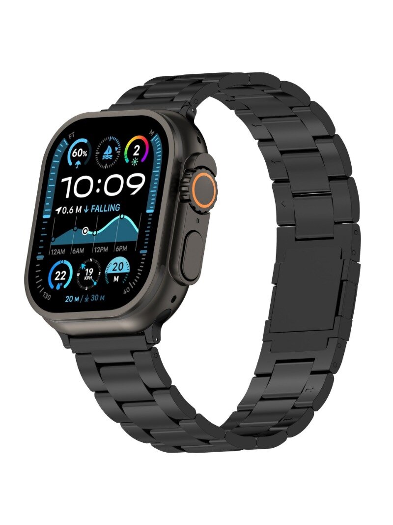 Tитановые металлические ремешки для часов Apple Watch S11 10 9 8 7 6 Магнитный отсос мужские металлические ремешки