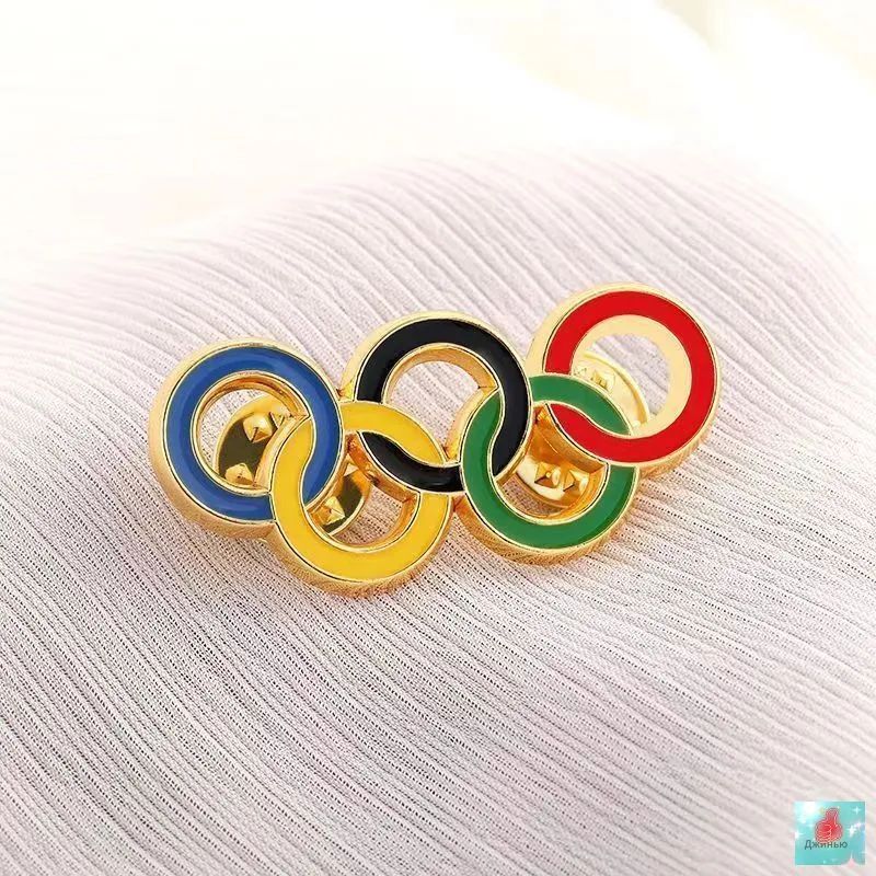 #металлический_значок_олимпийских_колец