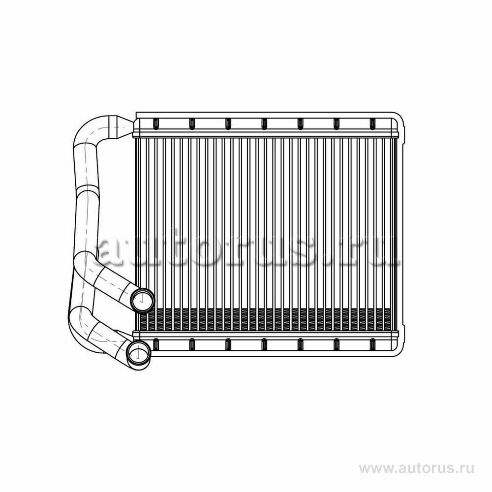 Радиатор отоп. для а/м kia ceed (12-)/hyundai elantra/i30 (11-) luzar lrh 08x0