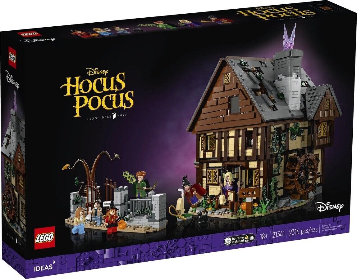 Lego 21341 Ideas Дисней Фокус-Покус: Коттедж сестер Сандерсон