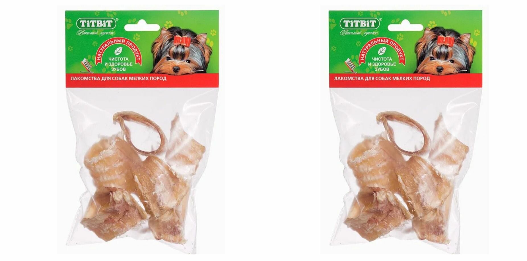 Titbit Лакомство для собак, Колечки из трахеи, 2 шт