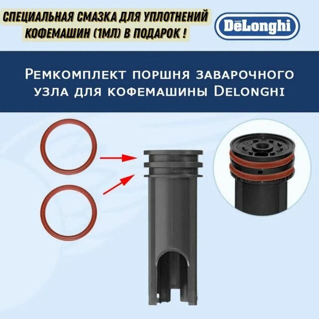 Ремкомплект заварочного узла для кофемашины Delonghi ECAM 22.360