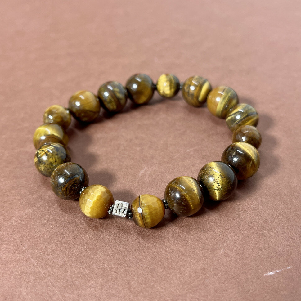 Браслет, тигровый глаз