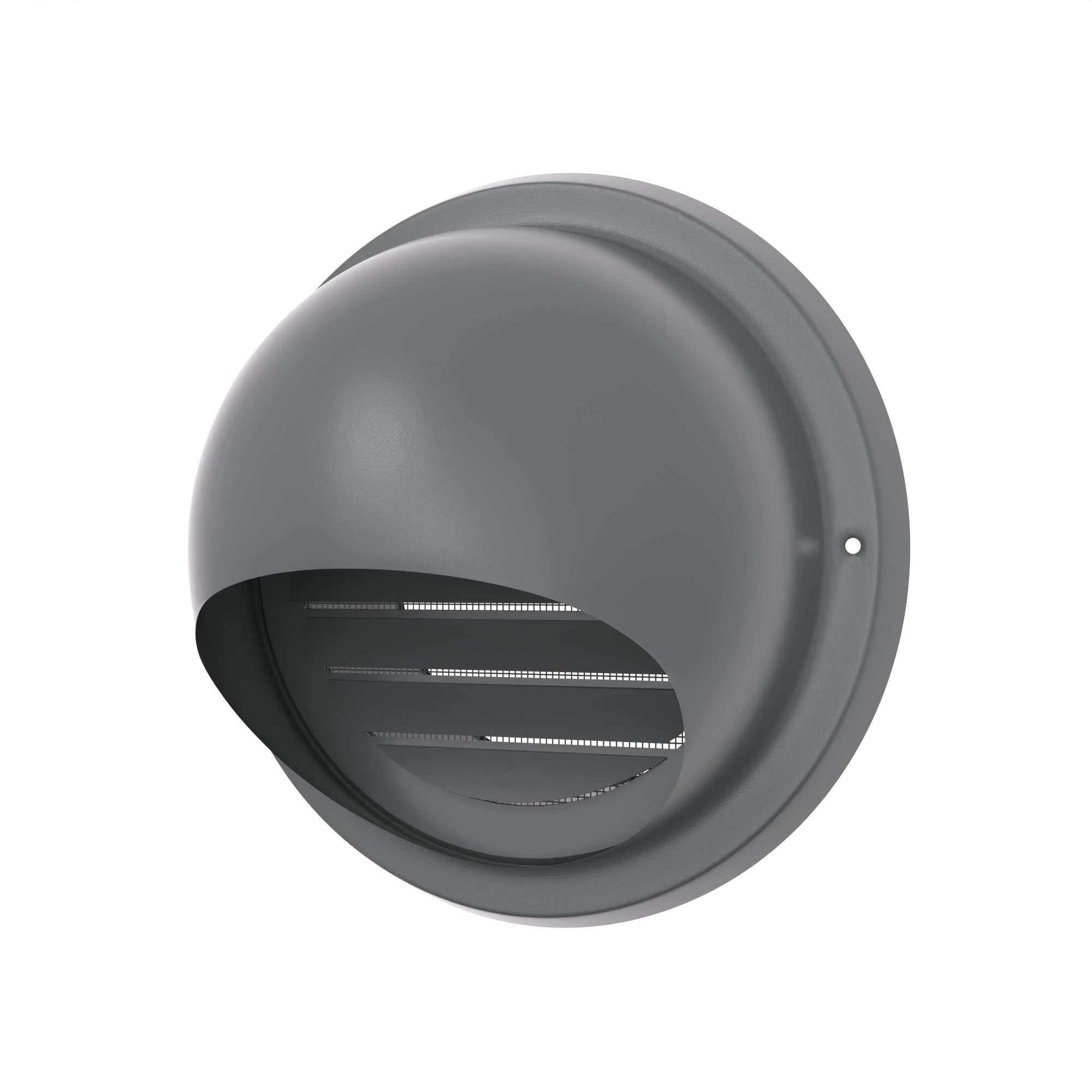 Выход стенной металлический D125 мм RAL7010 брезентово-серый матовый