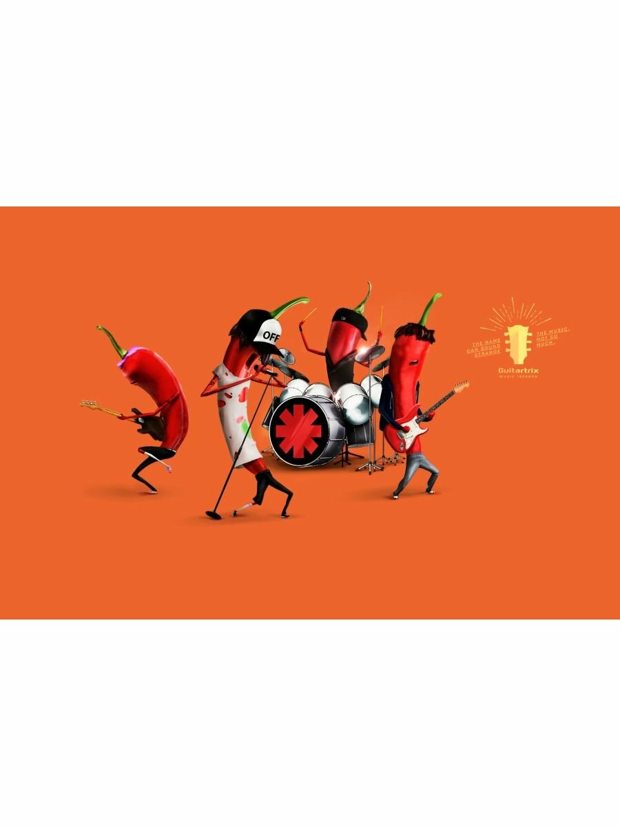 Постер "Red Hot Chili Peppers. Art"