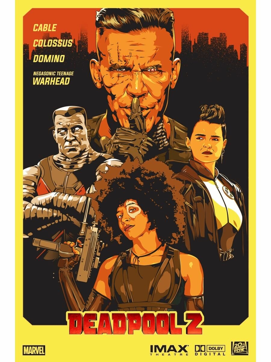 Постер "Дэдпул 2. Герои"