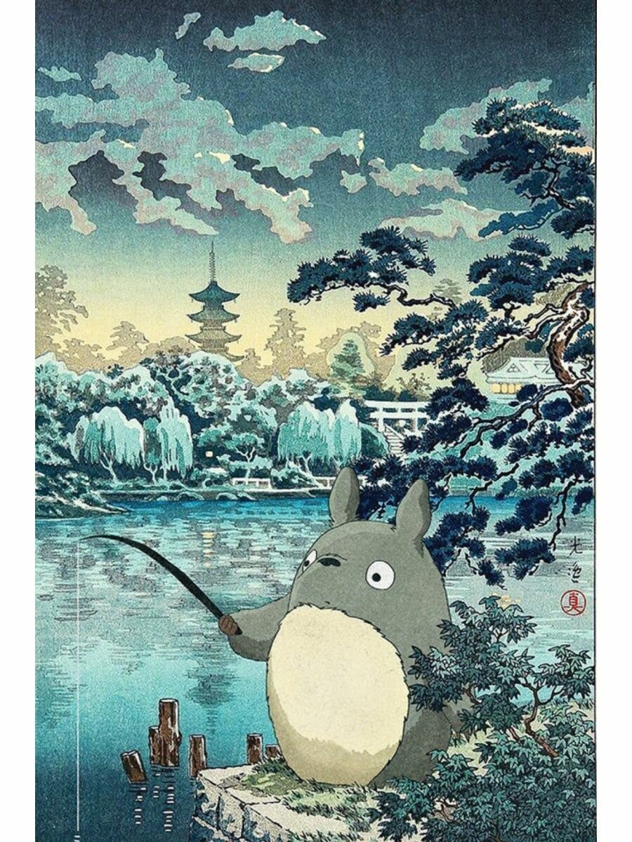 Постер "Мой сосед Тоторо"