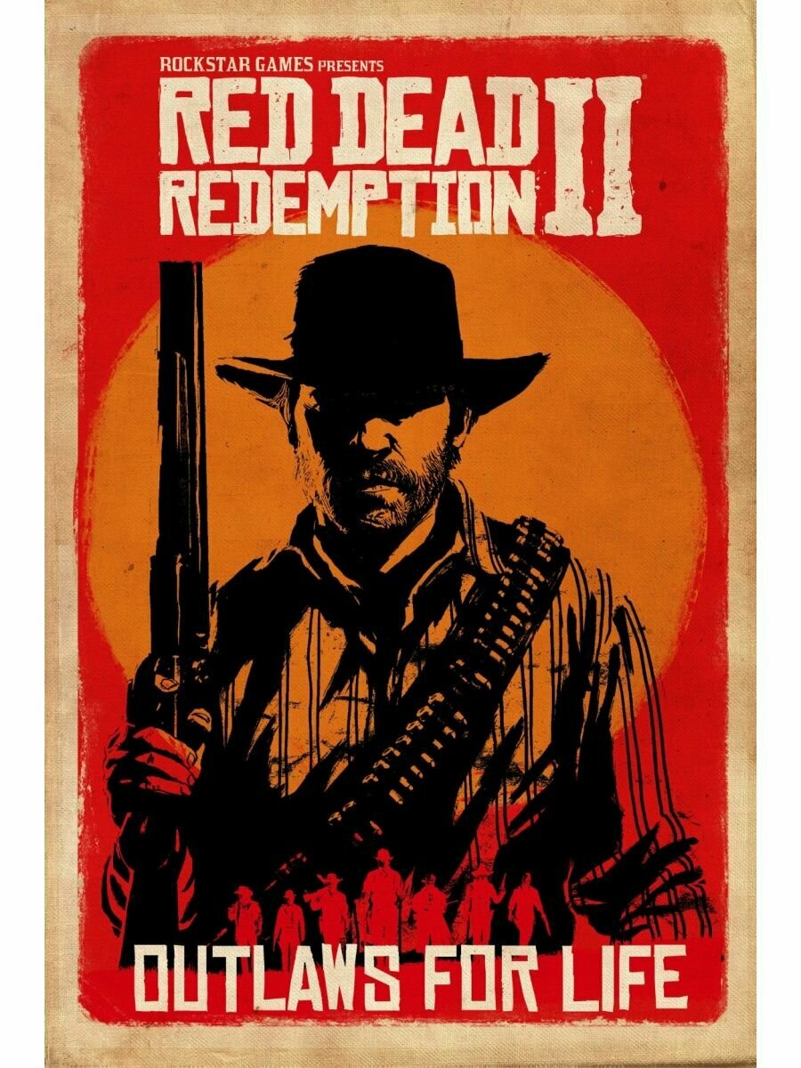 Постер "Red Dead Redemption 2. Outlaws for life"