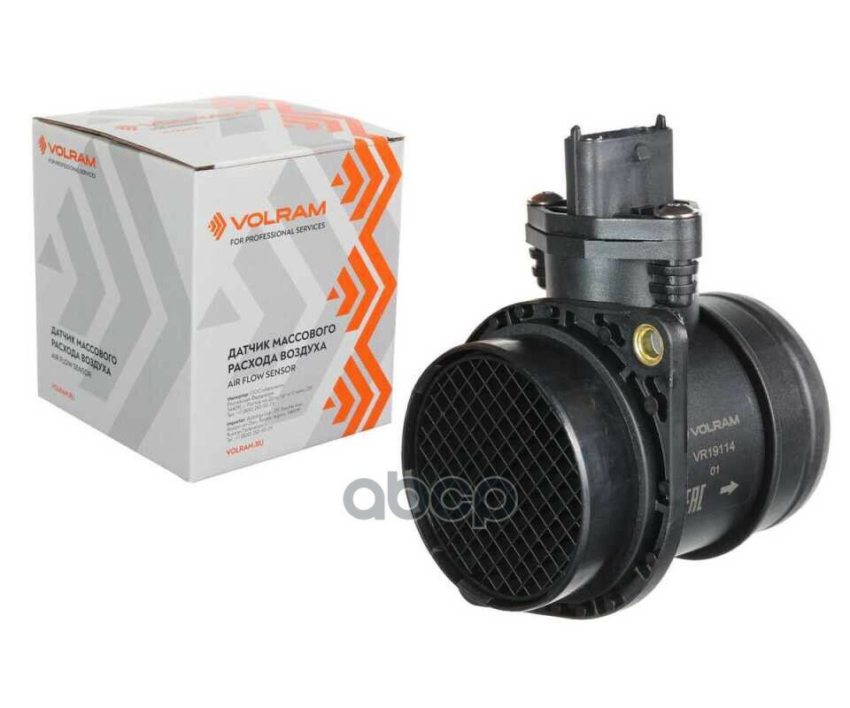 Датчик массового расхода воздуха (ДМРВ) ГАЗ дв. 406, 405, 409, ВАЗ 2108 с 2003 г. в (0280218037) VOLRAM арт. VR19114