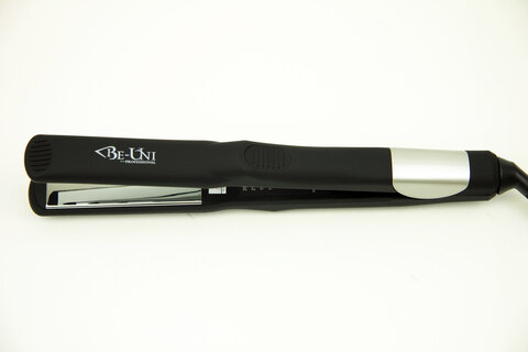 Щипцы выпрямители Be-Uni Style зеркальное титановое покрытие терморегулятор, черные