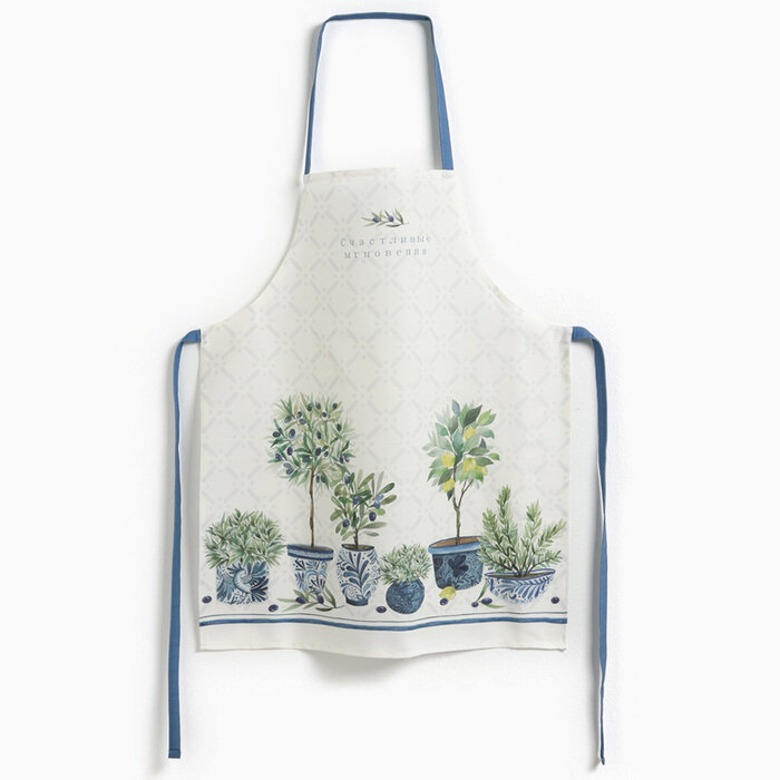 Фартук "Этель" Olives 60х70см, 100% хл, репс 220 г/м2, 10200491