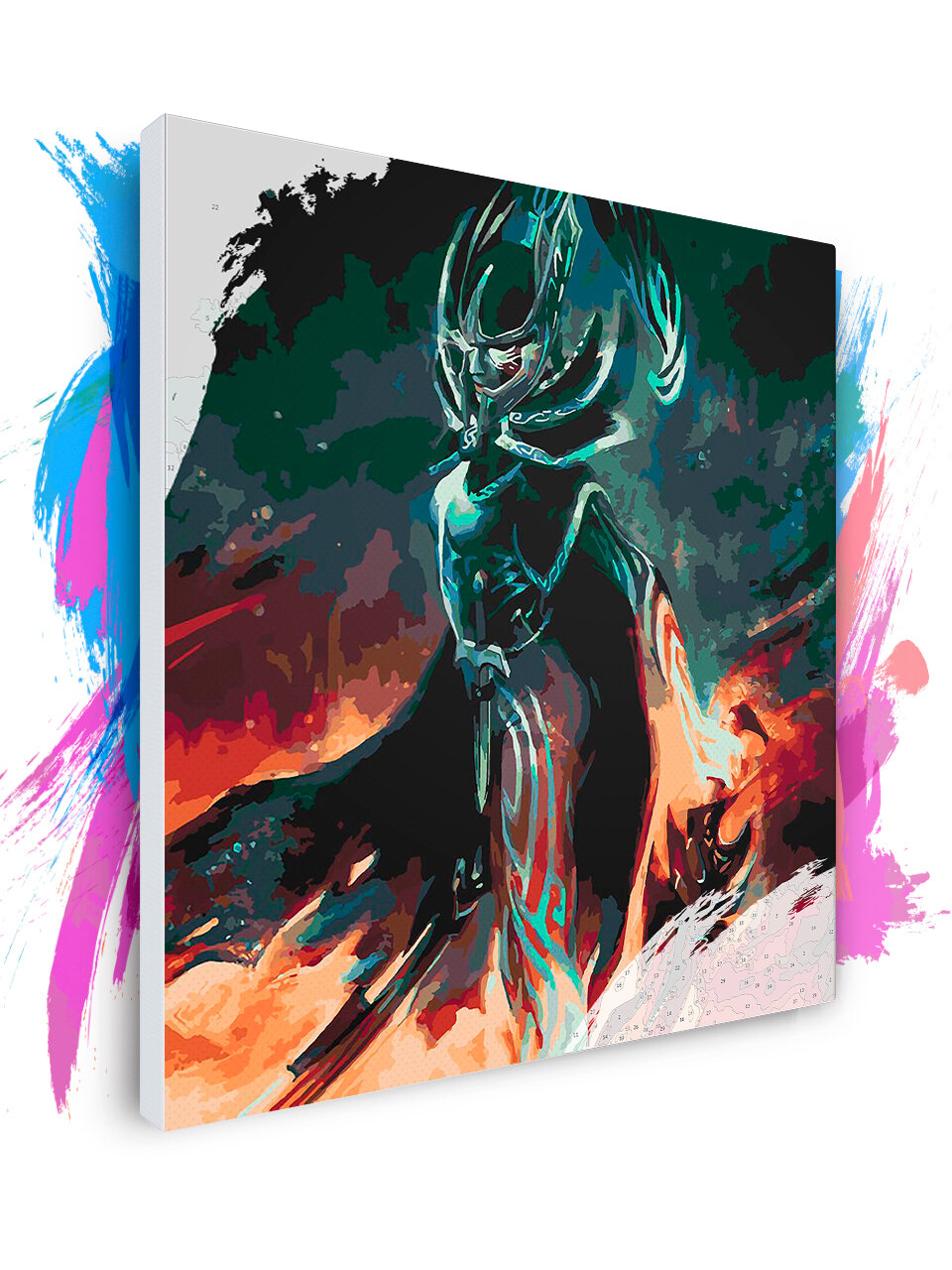 Картина по номерам на холсте Dota 2 - Phantom Assassin 2, 50 х 50 см