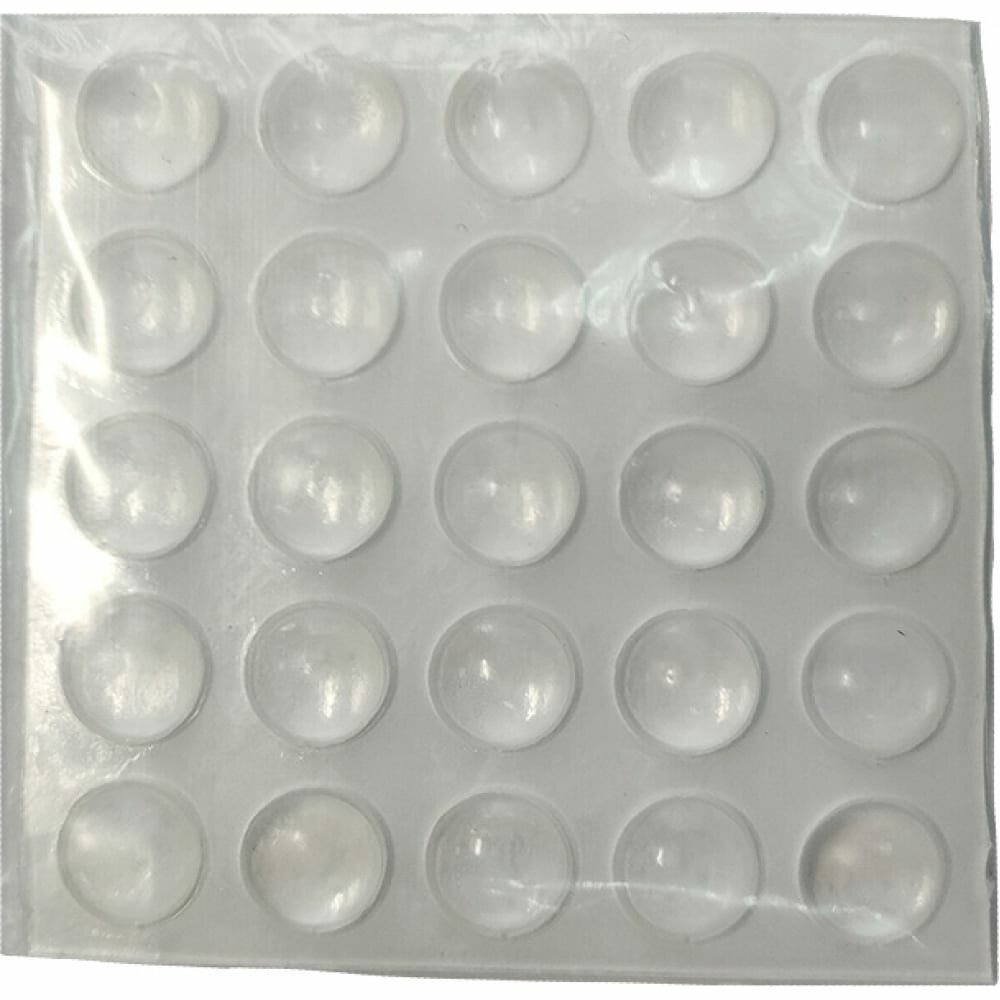 Самоклеящийся прозрачный демпфер скобяной 8467