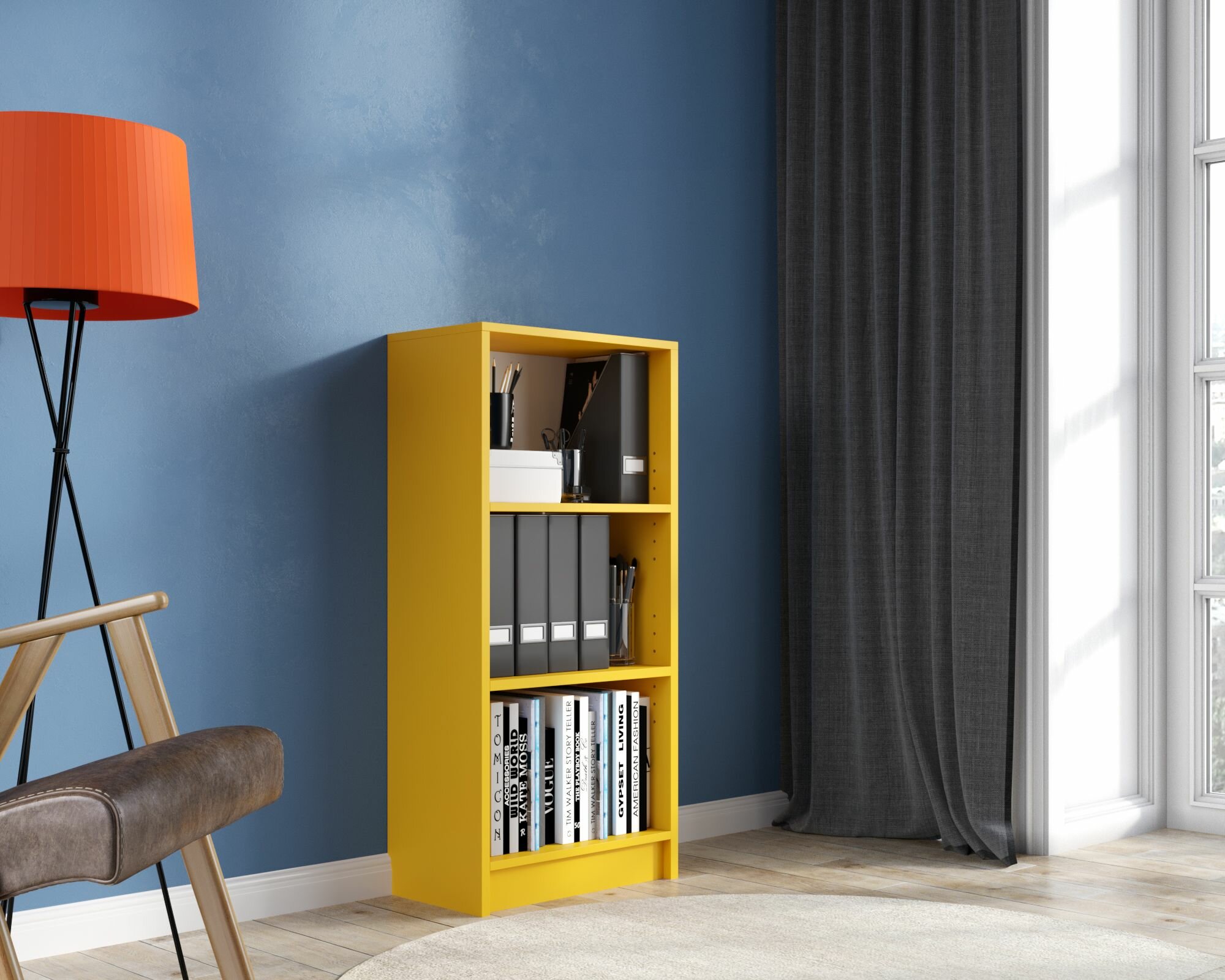 Стеллаж для книг "Билли 20" 40х106х28, солнечный свет