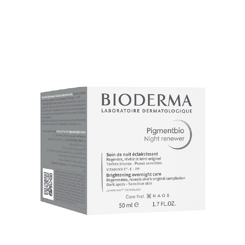 Bioderma Осветляющий обновляющий ночной крем для лица Pigmentbio Night Renewer 50мл