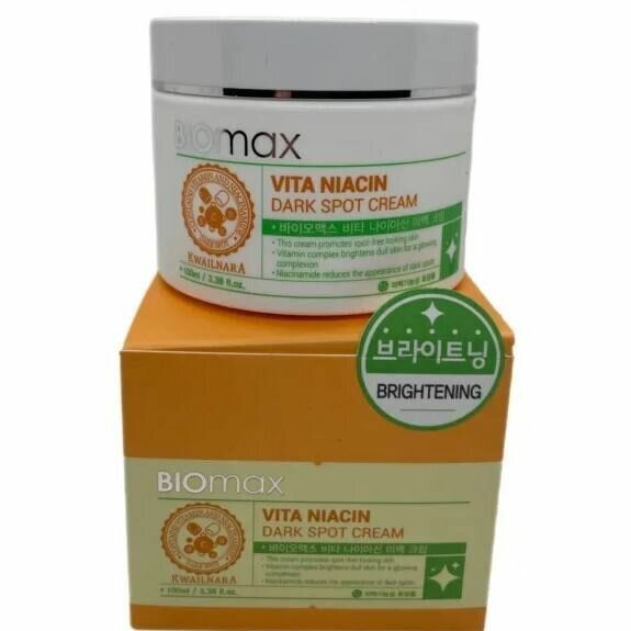 WELCOS Крем для лица витаминный Kwailnara Biomax Vita Niacin Dark Spot Cream, 100 мл.