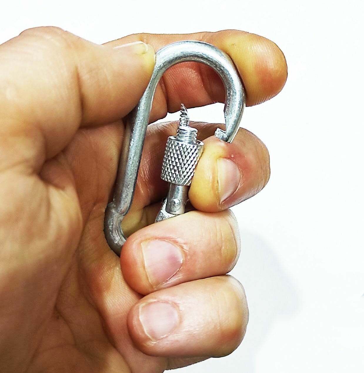 Карабин 6см с резьбой фиксатором