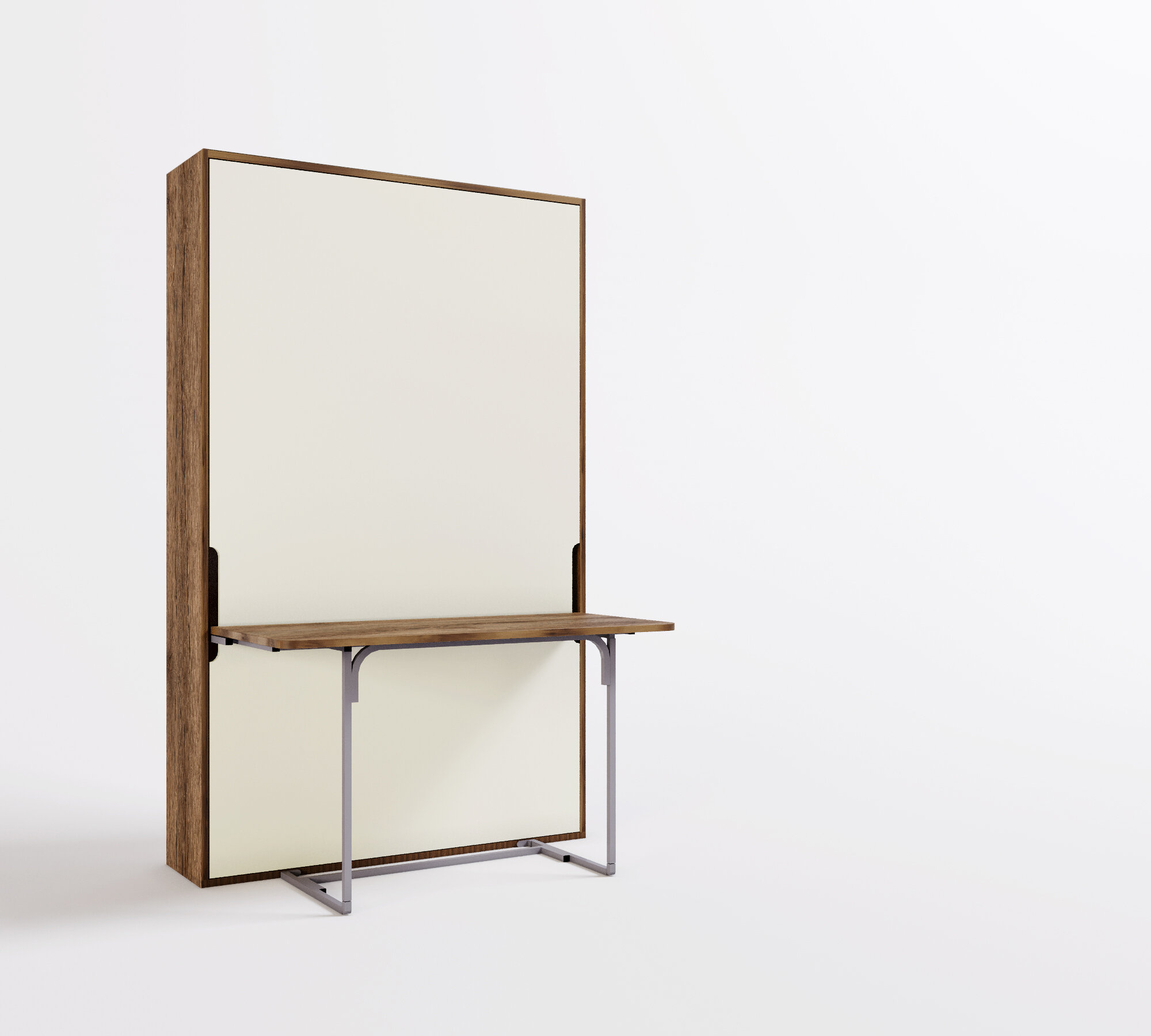 Шкаф кровать-трансформер со столом Летто Таволо 1200 Янтарь