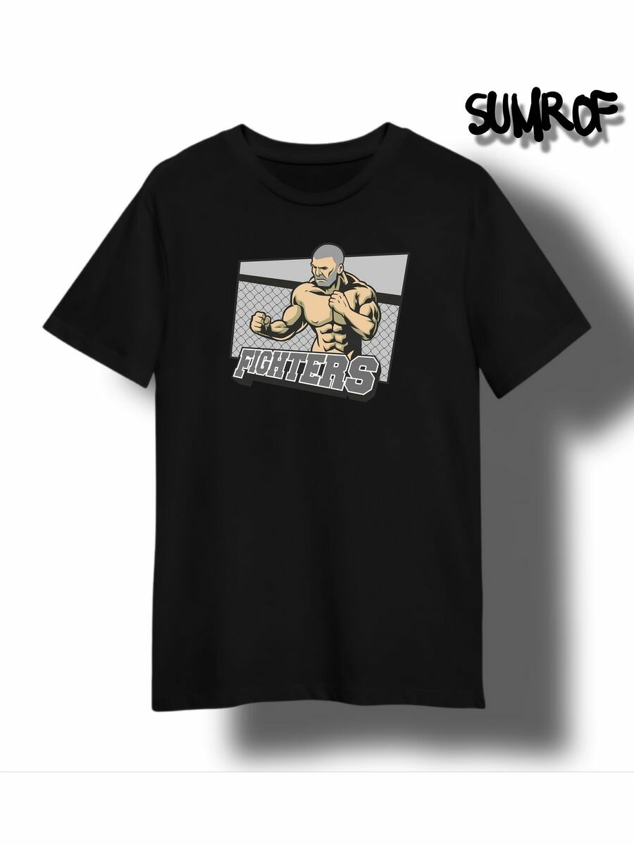 Футболка боец mma