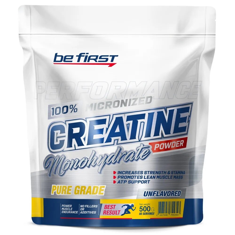 Креатин Be First Creatine powder, порошок, 90 порций, 500 гр (bag)