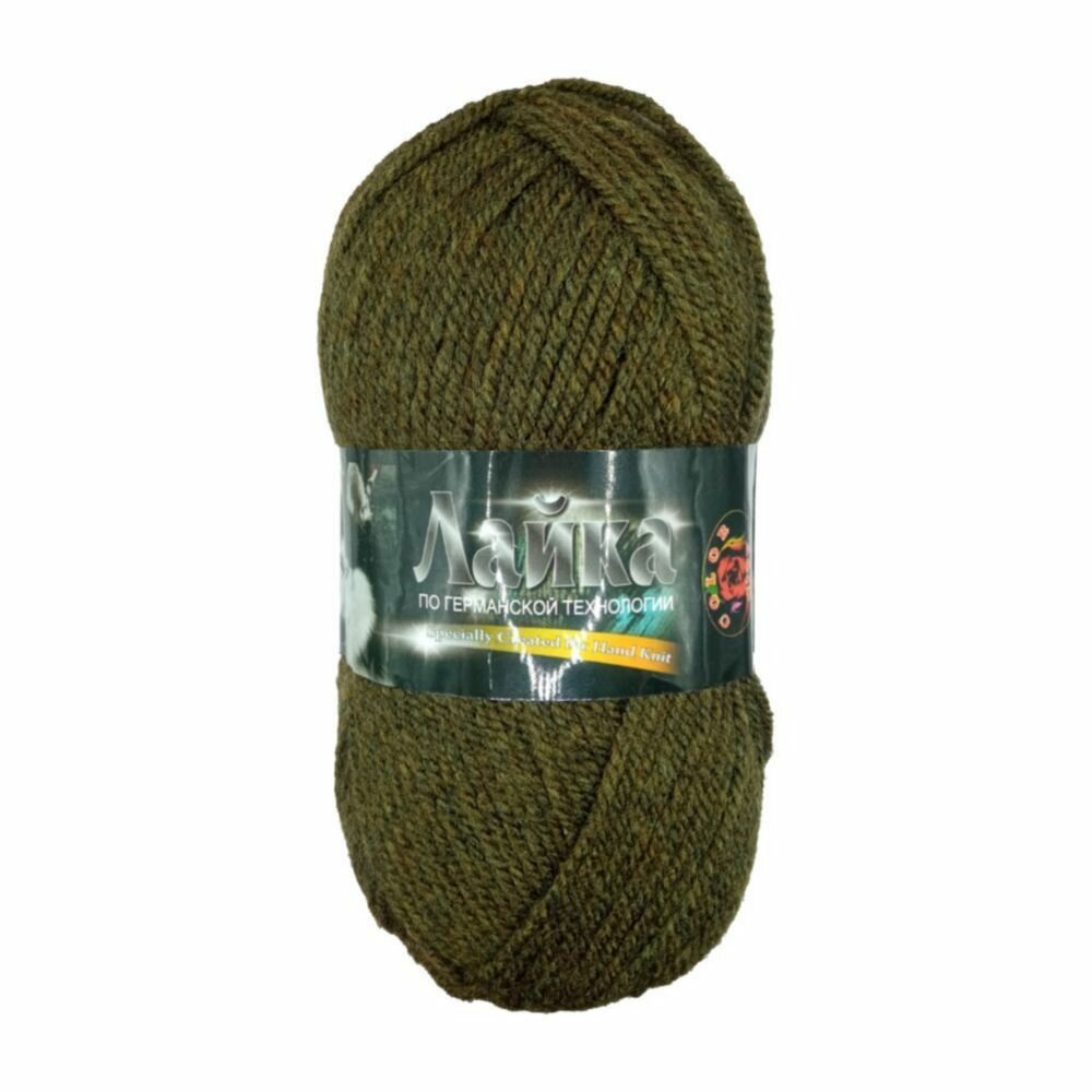Пряжа Лайка, натуральная шерсть 75% меринос 25% собака