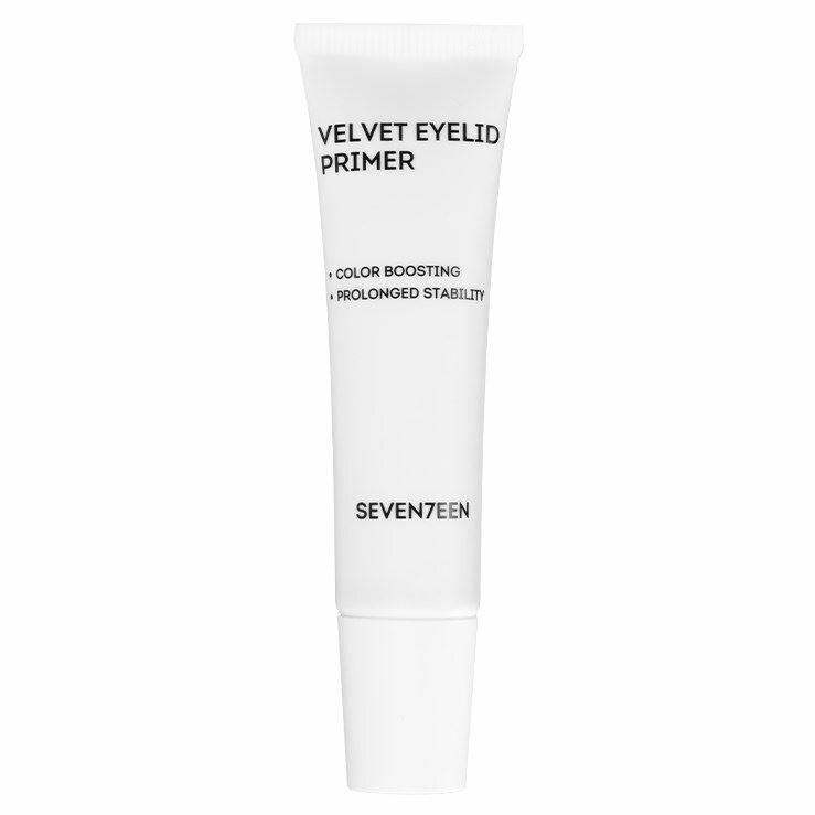 База под макияж Seventeen Make Up Velvet Eyelid Primer, Бархатный праймер для век, 12 мл