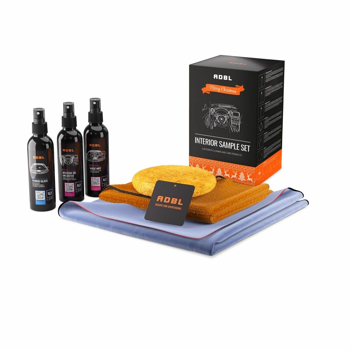 Набор автокосметики для интерьера ADBL Interior Sample Set/набор из 7 продуктов