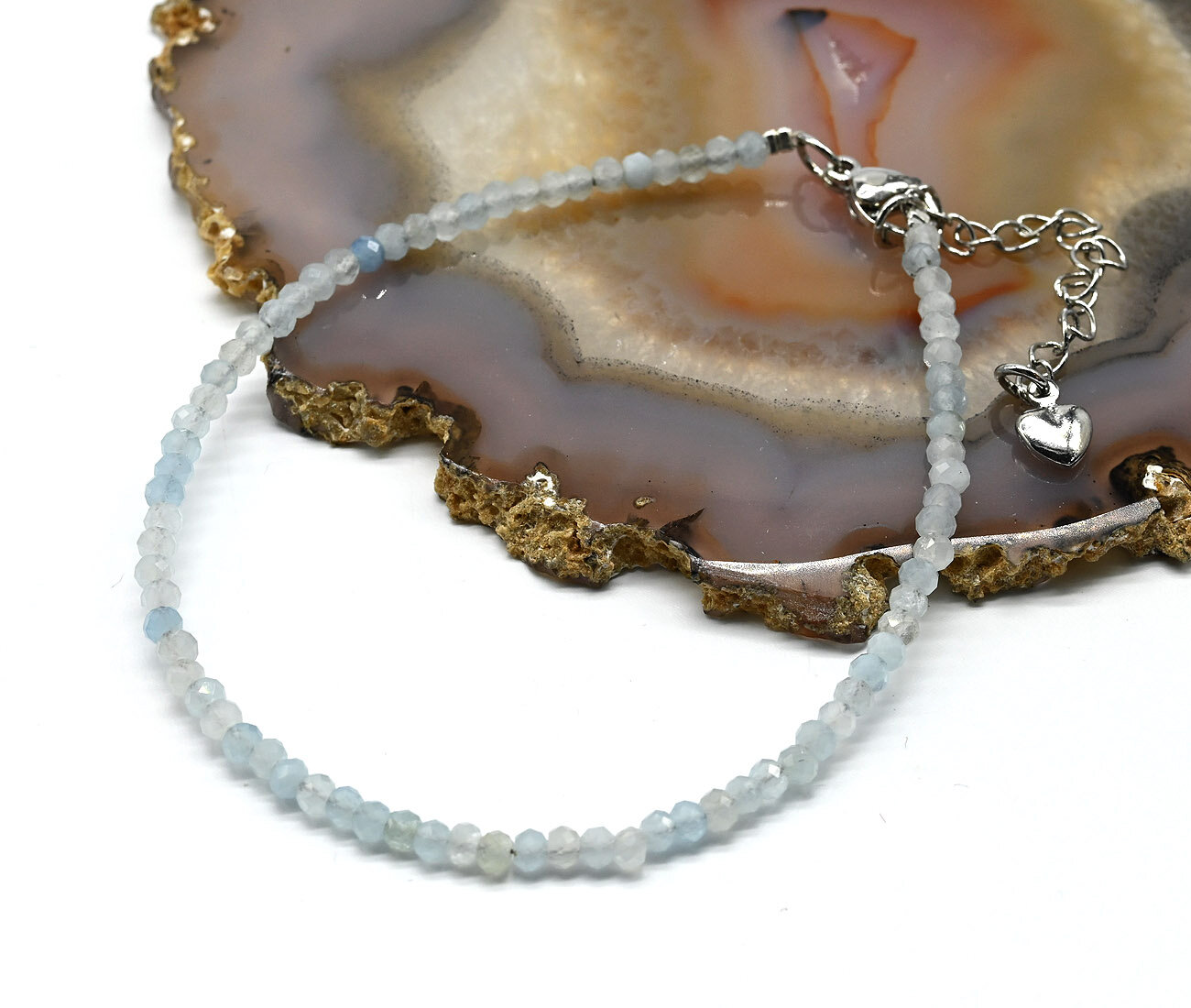 Браслет, аквамарин