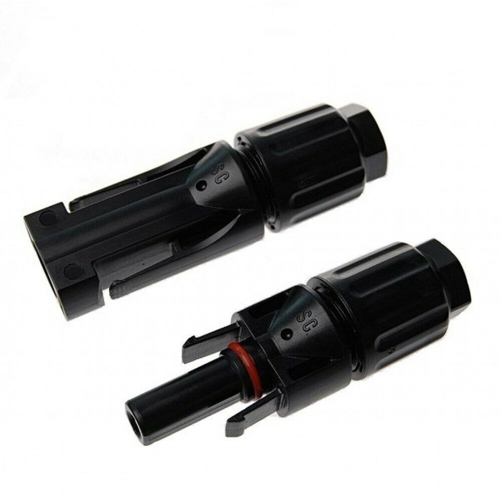 Комплект герметичных коннекторов для солнечных панелей MC4, 30А 2,5-6 кв. мм (комплект +/-), 10 штук