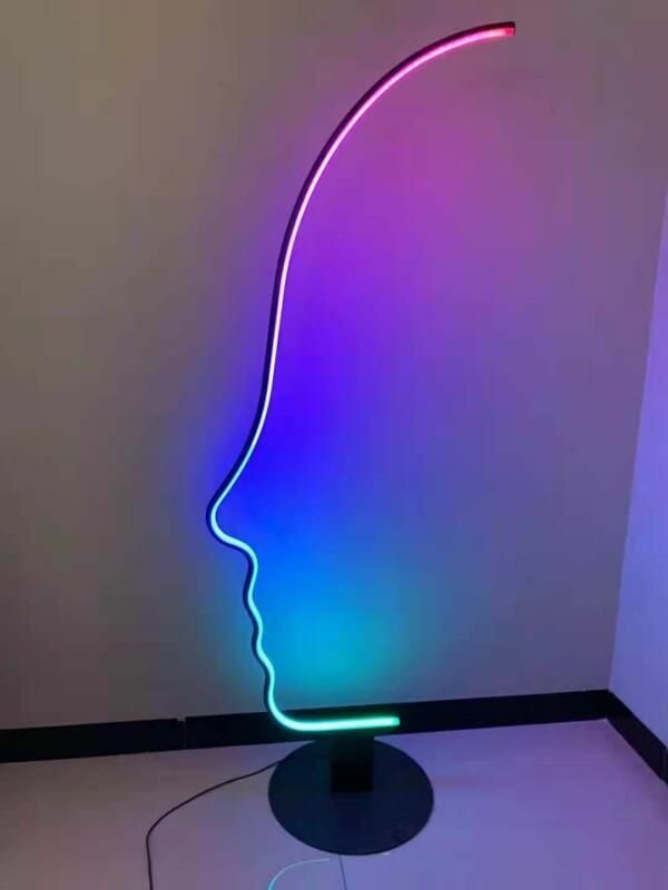 Торшер напольный светильник LED высота 155 см RGB Vis a Vis Blesslight