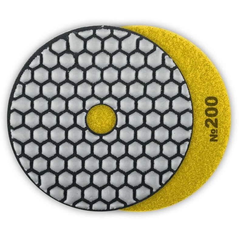 100мм №200 алмазный гибкий шлифовальный круг (Черепашка) для сухого шлифования ЗУБР 29868-200