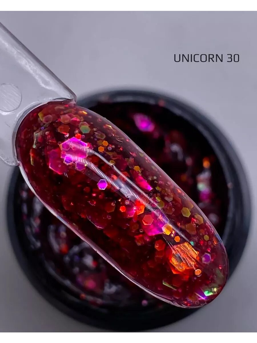 Гель с блестками Unicorn gel 30, 5мл