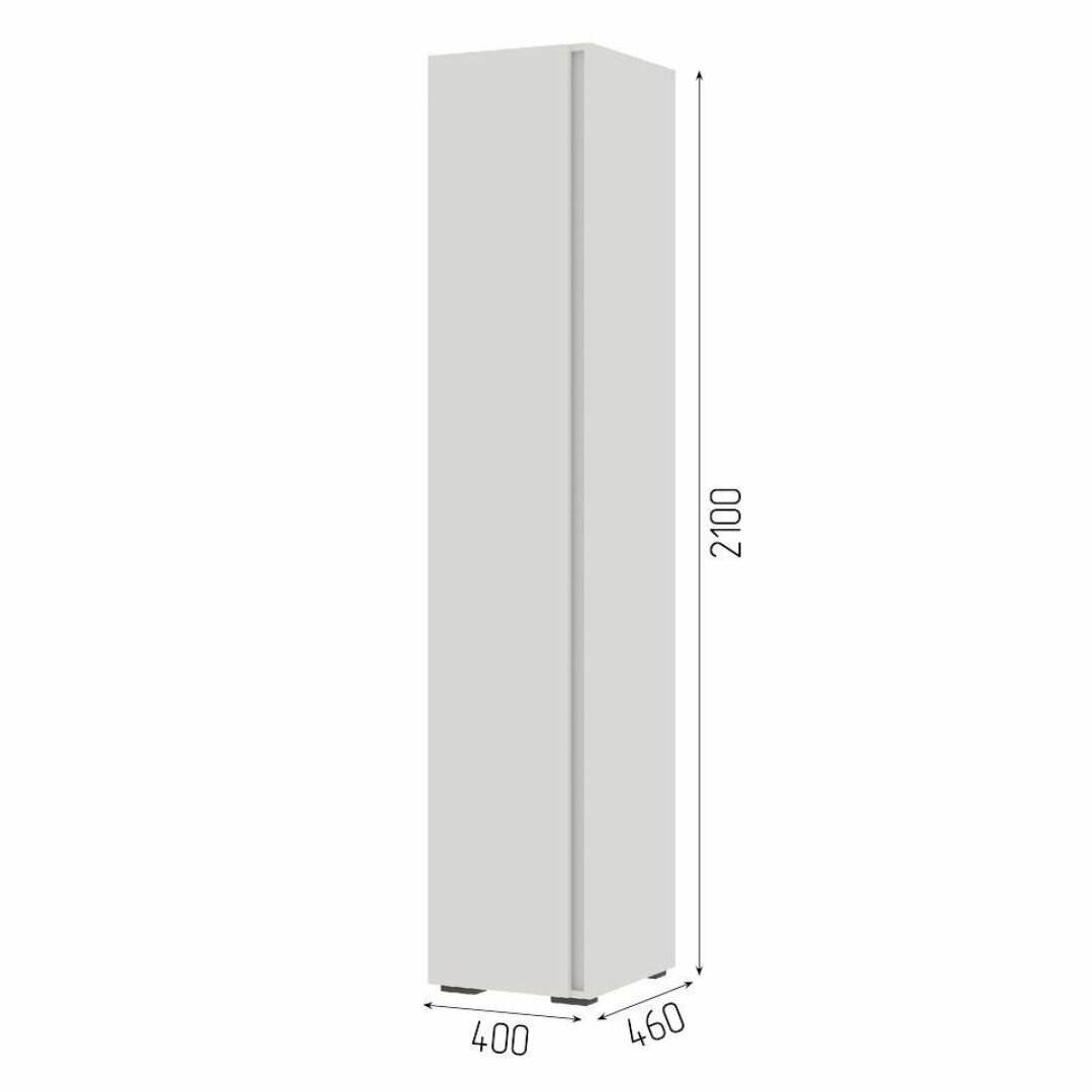 Пенал закрытый хелен ПН 01 белый