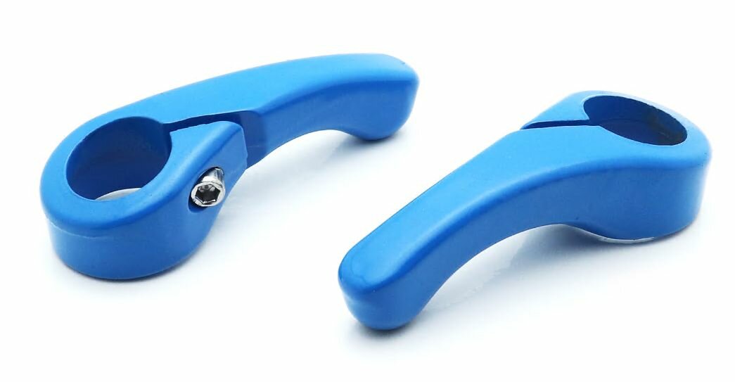 Рога на руль (алюминий) (пара) синие