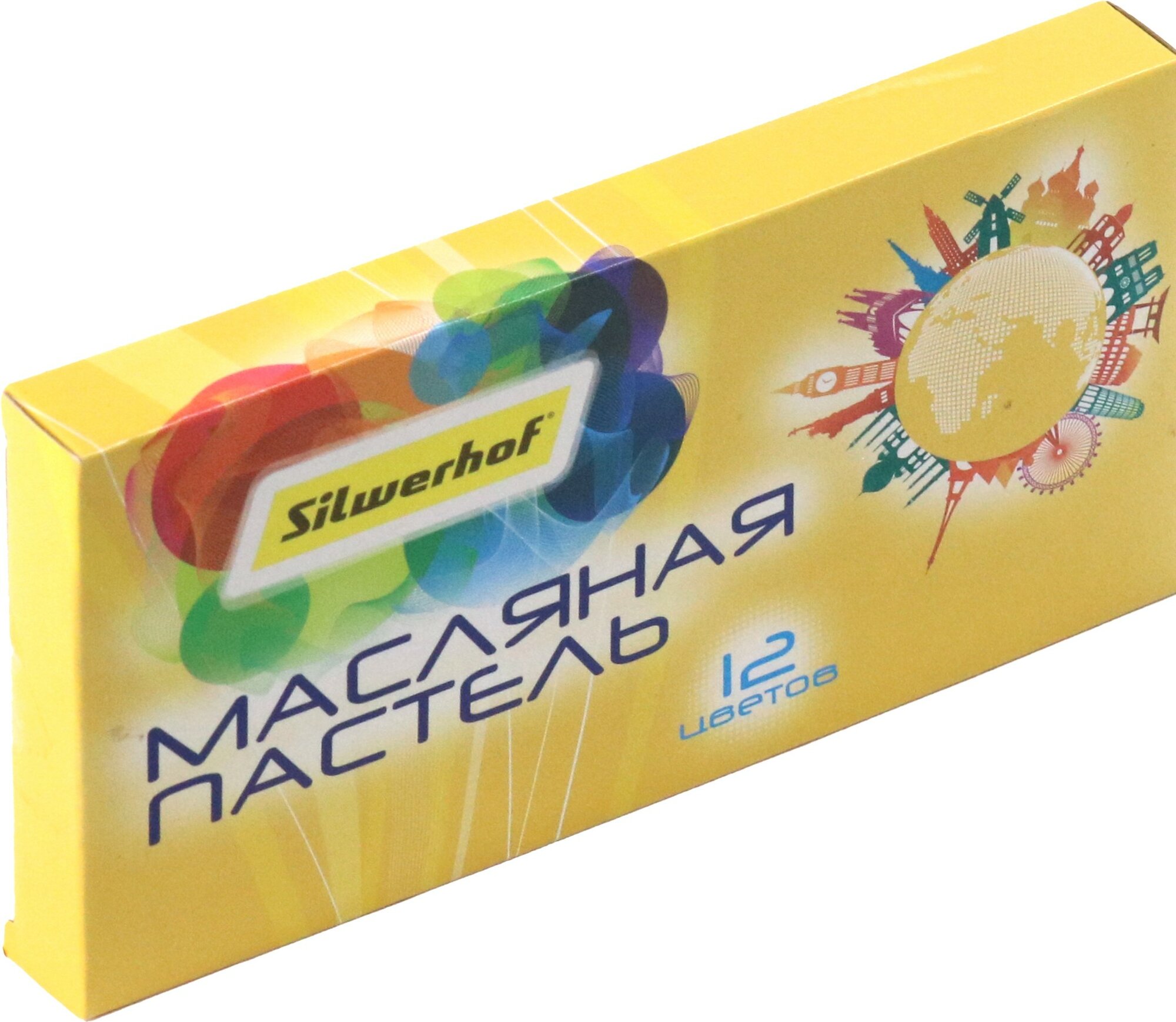 Пастель масляная Солнечная коллекция, 12 цветов