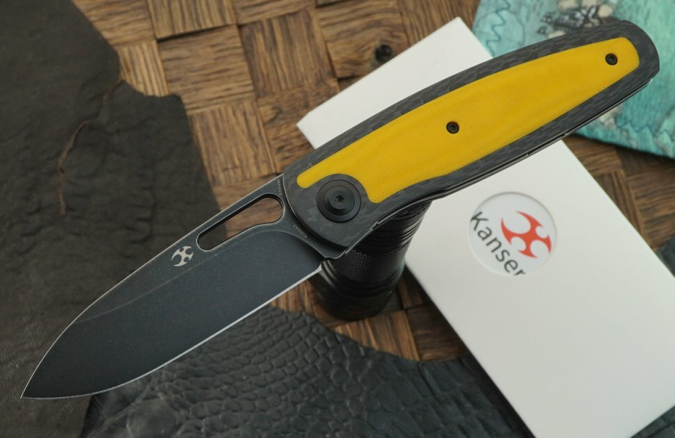 Складной нож Kansept Knives Mato, сталь CPM S35VN, BSW, рукоять G-10/карбон