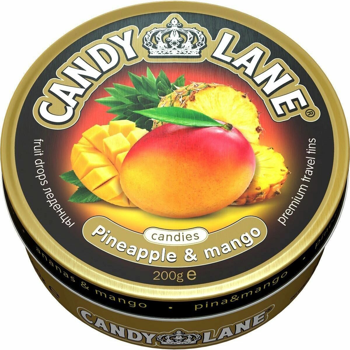 Candy Lane Леденцы, Фруктовые, Ананас и манго, 200 гр.
