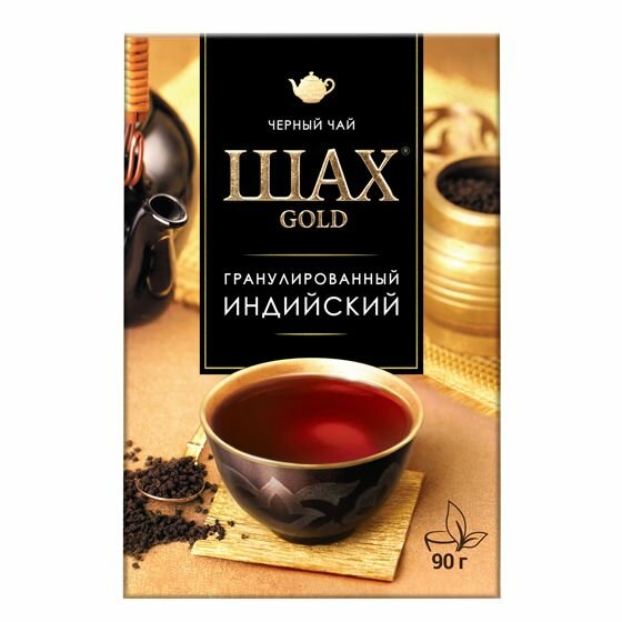 Шах Чай черный Gold, гранулированный, 90 г