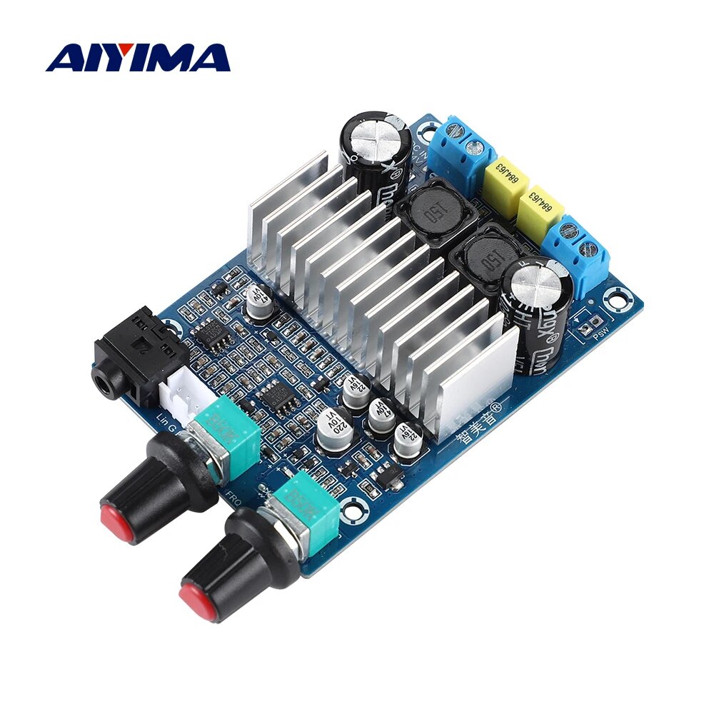 Aiyima TPA3116 100 Вт Усилитель сабвуфера