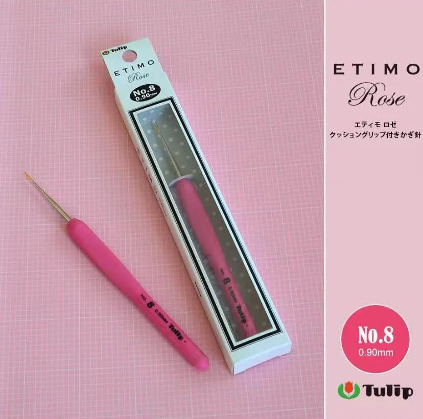 Крючок для вязания Tulip Etimo Rose 0.9 мм