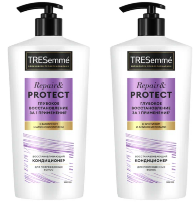 Кондиционер для волос тресемме Repair and Protect, для создания объема, 650 мл, 2 шт