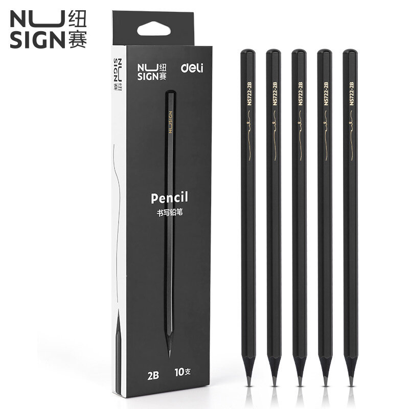Карандаш Deli writing pencil NS722 Race, HB/2B, дерево, 24/288 коробки, 10шт