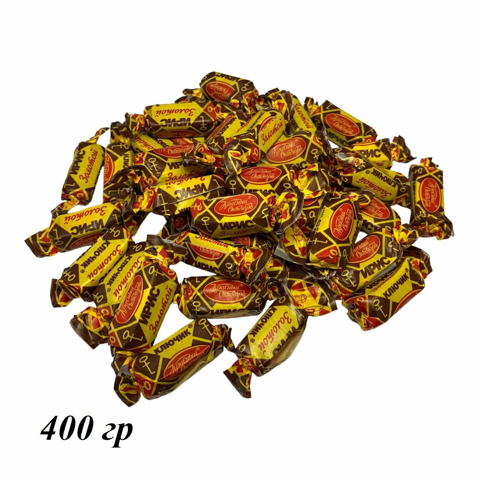 Конфеты ирис "Золотой ключик" 400гр Красный октябрь
