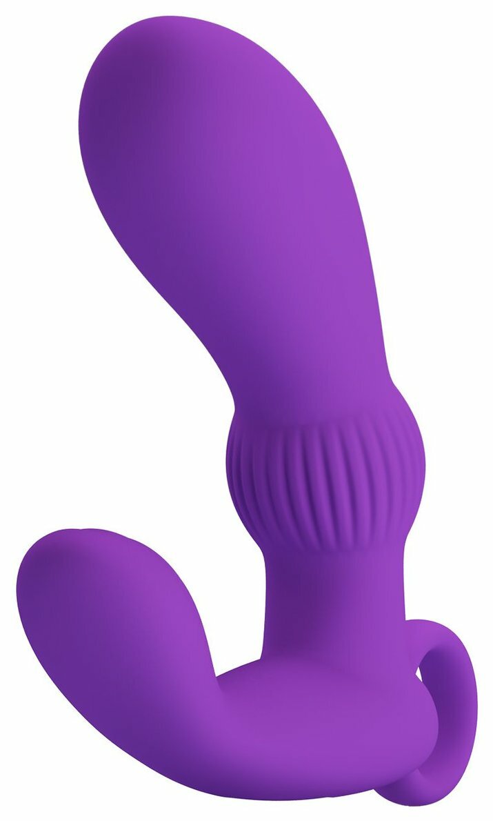 Фиолетовый вибромассажёр для массажа простаты Cayla 11,2 см Baile