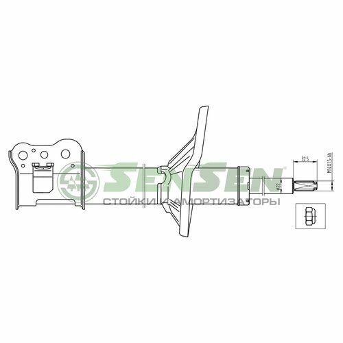 Амортизатор подвески Sensen 41140030