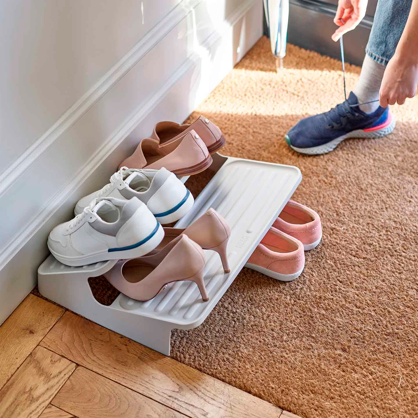 Большая полка для обуви Joseph Joseph Shoe-In, бежевая