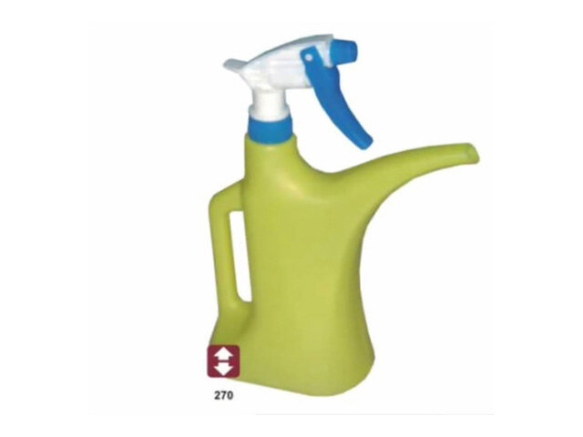 Лейка для комнатных растений 1л с распылителем в асс-те