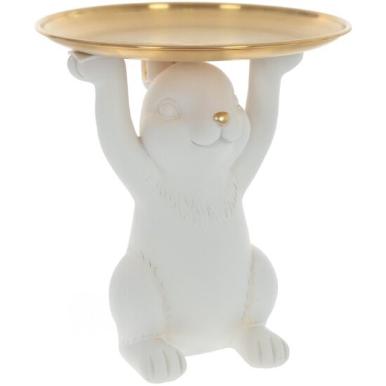 Фигурка декоративная Remeco Collection "Заяц" с подставкой, 22,5х11,5х21 см (797082)