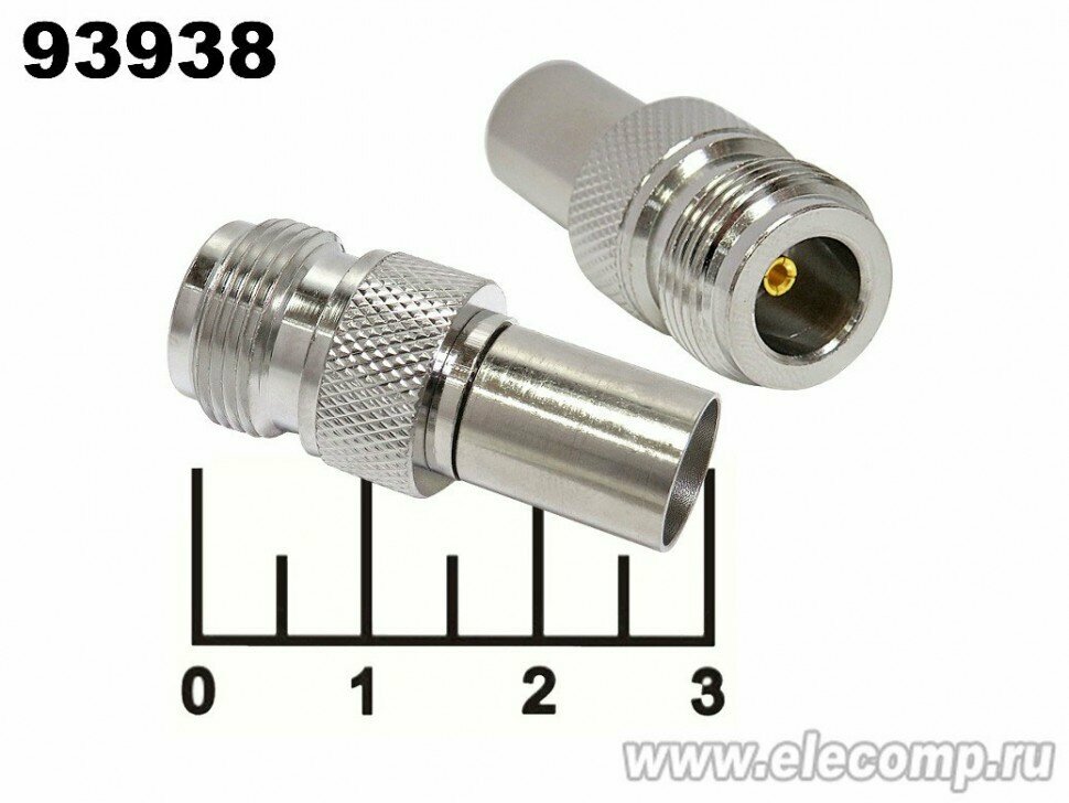 Разъем N гнездо обжимной RG-11