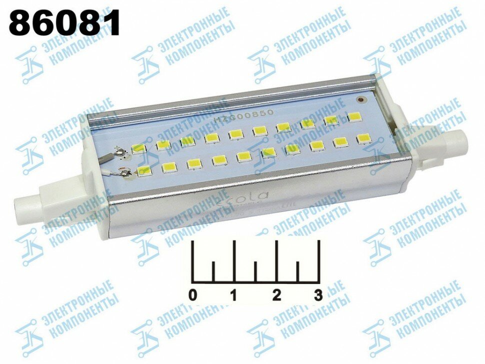 Лампа светодиодная 220V 14W R7S 6500K белый холодный 118мм 20LED Ecola (J7SD14ELC) (1190lm)